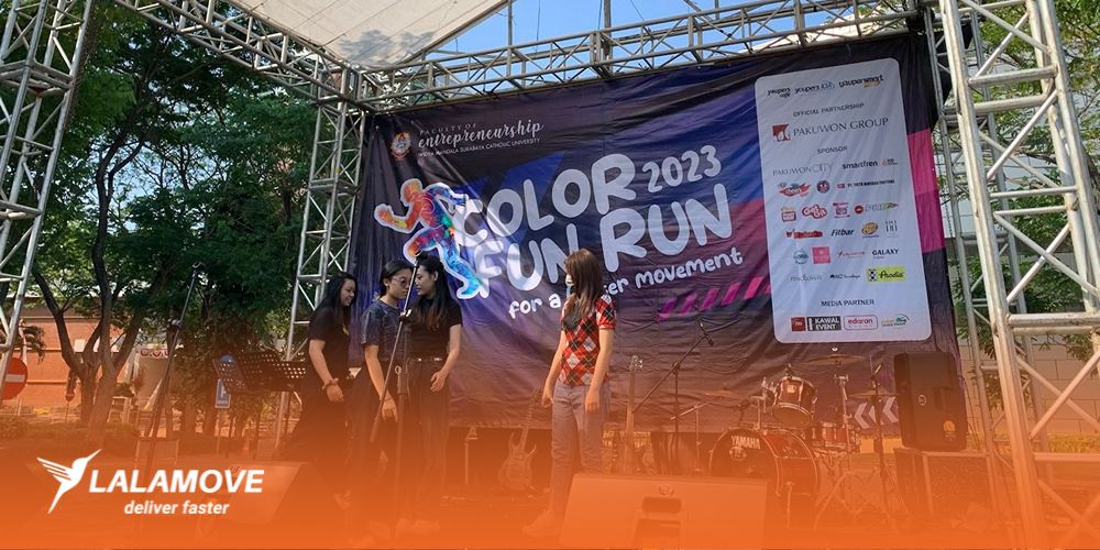 Lalamove Dukung Penyelenggaraan Color Fun Run 2023 di Surabaya